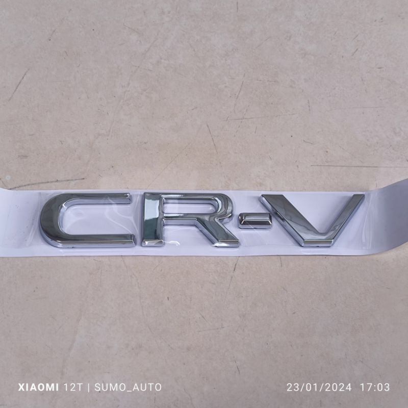 Jual emblem tulisan CR-V untuk honda crv hybrid gen 6 tahun 2023 emblem ...