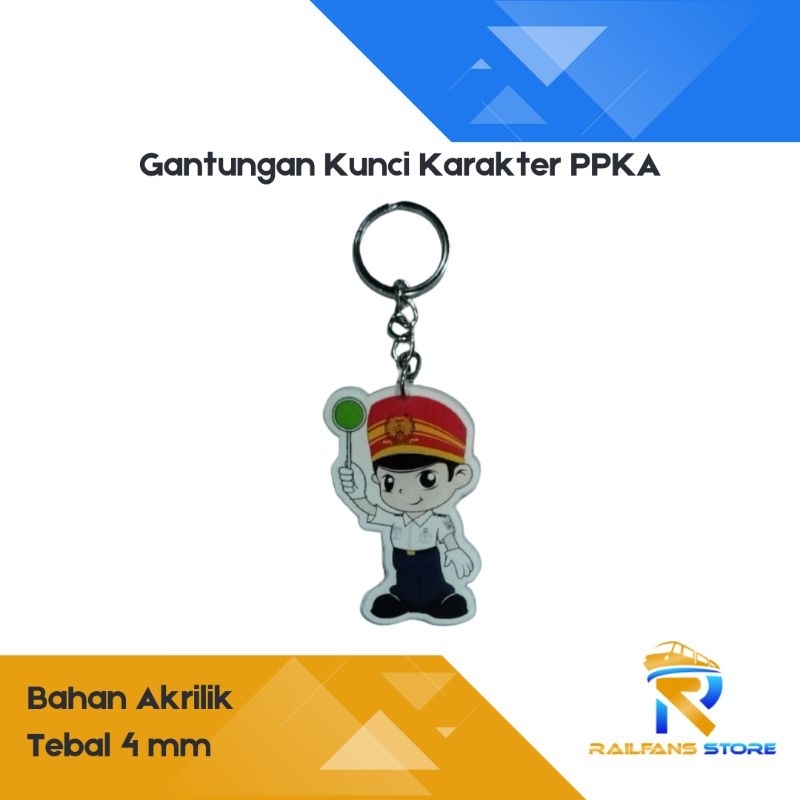 Jual RAILFANS STORE GANTUNGAN KUNCI KARAKTER PPKA | Shopee Indonesia