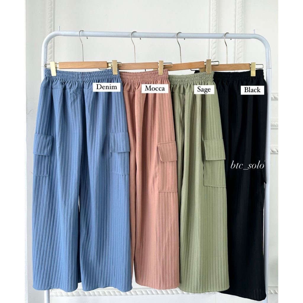 Jual Celana kulot Cargo anak 7-15 tahun / kulot anak hornet knit ( COD ...