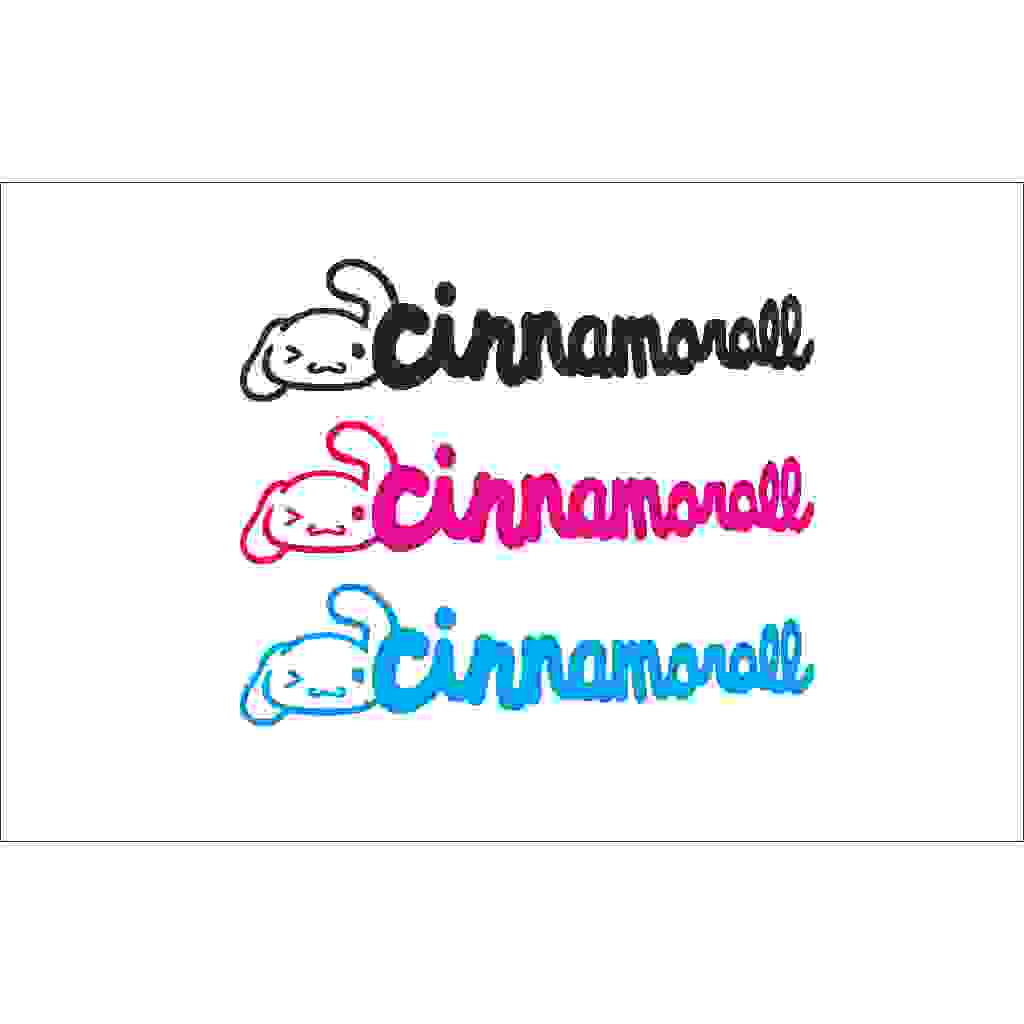 Jual Cutting Sticker Reflective Teks logo Cinnamoroll | Shopee Indonesia