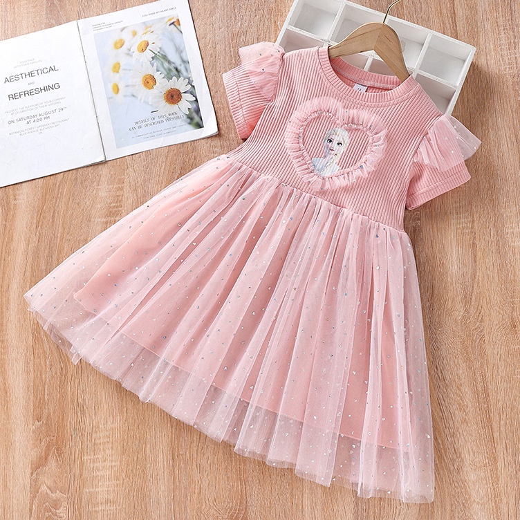 Jual Model Terjamin 28Tahun Frozen Elsa cotton Dress tutu baju pesta ...