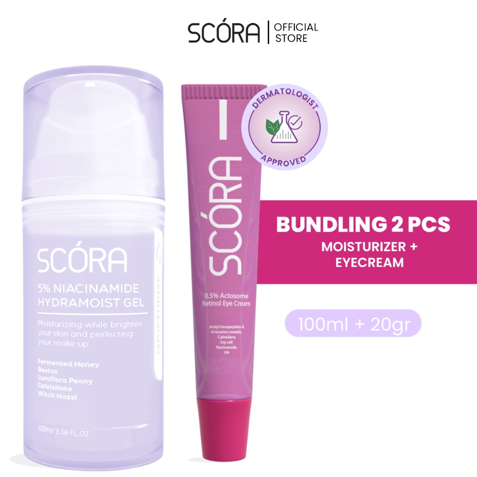 Jual Dijamin Awet SCORA 5 Niacinamide Hydramoist Gel 5 Actosome Retinol ...