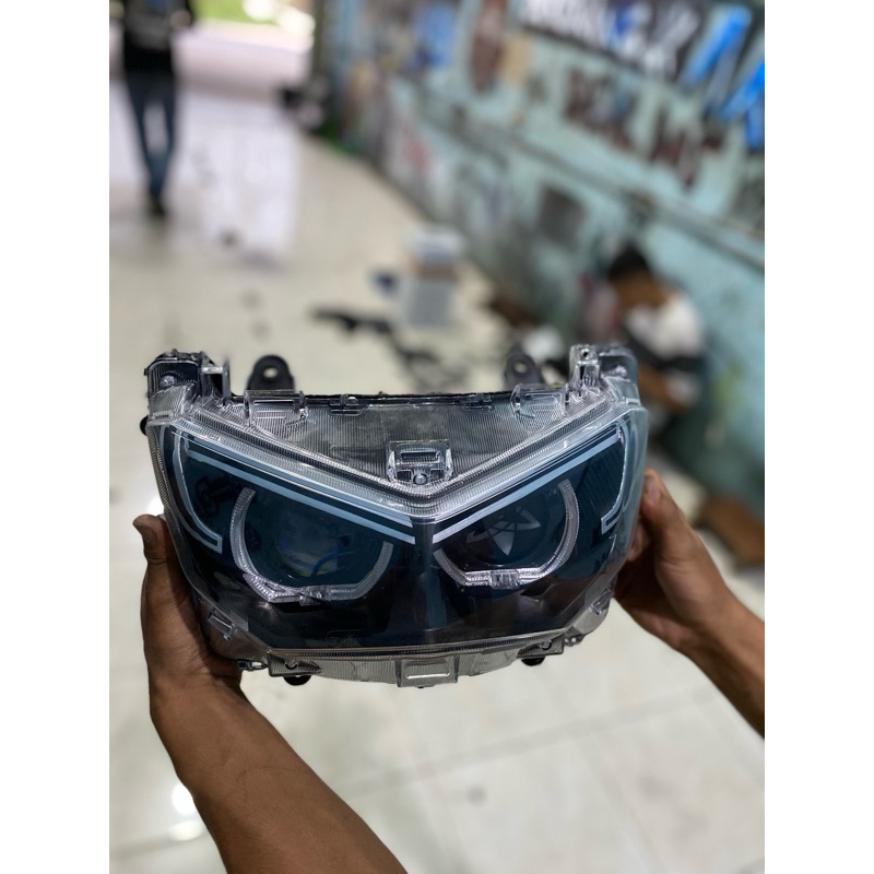 Jual paket Biled Nmax new Set reflektor 2.5inch AES | Shopee Indonesia