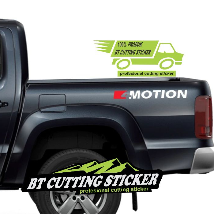 Jual CUTTING STIKER MOBIL 4MOTION UNTUK Volkswagen VW Amarok V6 4Motion ...