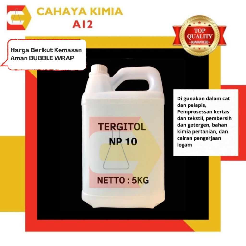 Jual NP 10 / Tergitol / Nonylphenol Ethoxylate ex Petronas 5 kg ...