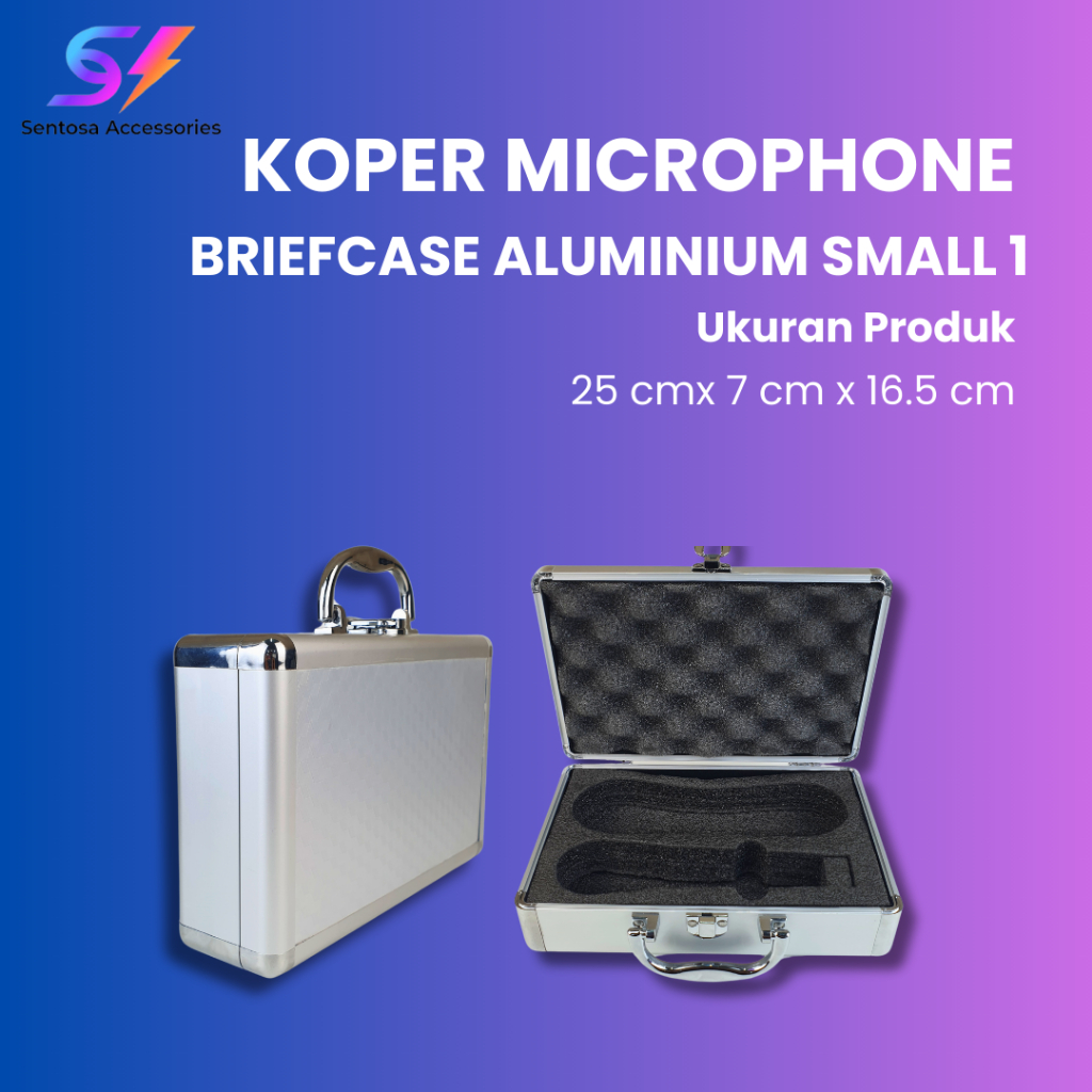 Jual Hardcase Microphone Aluminium Small 1 | Box Mic Aluminium | Koper ...