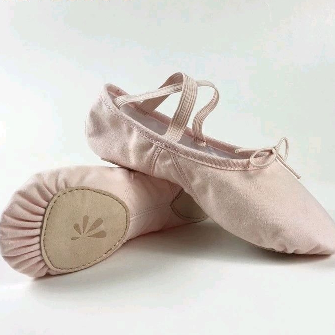 Jual Danceyou Canvas Split Sole Ballet Shoes | Shopee Indonesia