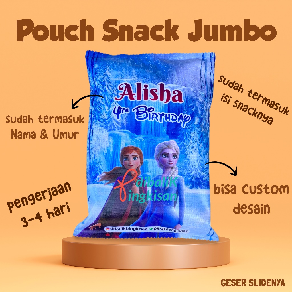 Jual PAKET POUCH SNACK JUMBO / PAKET SNACK ULANG TAHUN | Shopee Indonesia