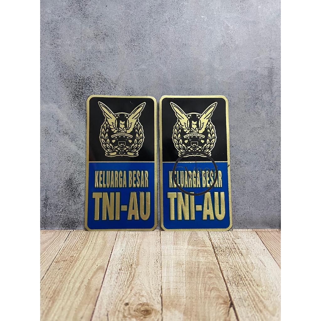 Jual Stiker Plat TNI AU (B) - Stiker Plat - Stiker TNI AU Plat Mobil ...