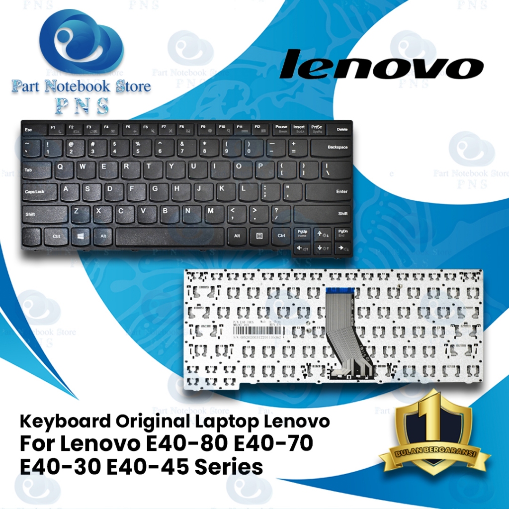 Jual Keyboard Laptop Lenovo E40-80 E40-70 E40-30 E40-45 SERIES BLACK | Shopee Indonesia