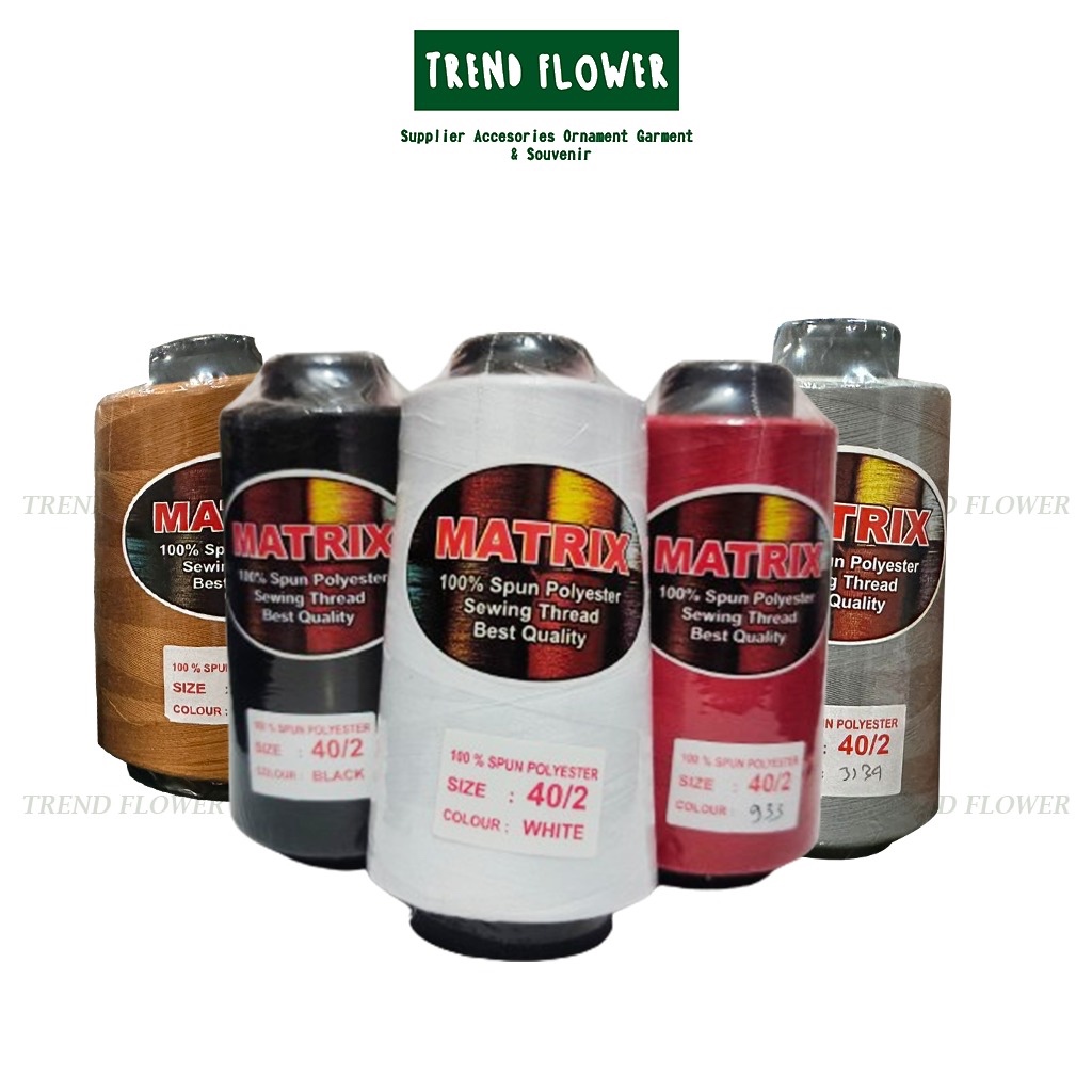 Jual BENANG JAHIT Polyester [ PER PCS ] Besar Benang Jahit benang spun ...