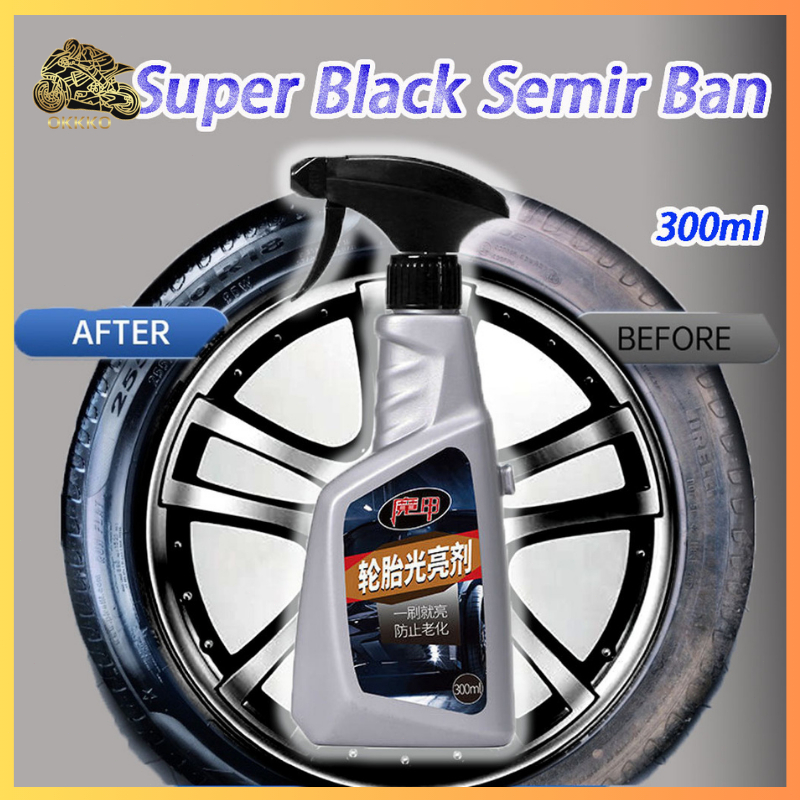 Jual Super Black Semir Ban Pengilap Ban Foam Semir Ban Motor Pembersih ...