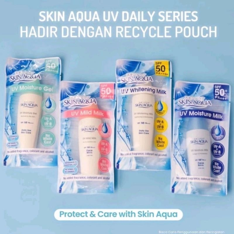 Jual [FREEGIFT] SKIN AQUA Sunscreen - Skin Aqua Spf 50 Whitening Milk ...