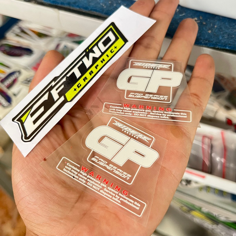 Jual STIKER STICKER TABUNG SOK SHOCK SHOCKBREAKER BELAKANG LOGO GP PRO ...
