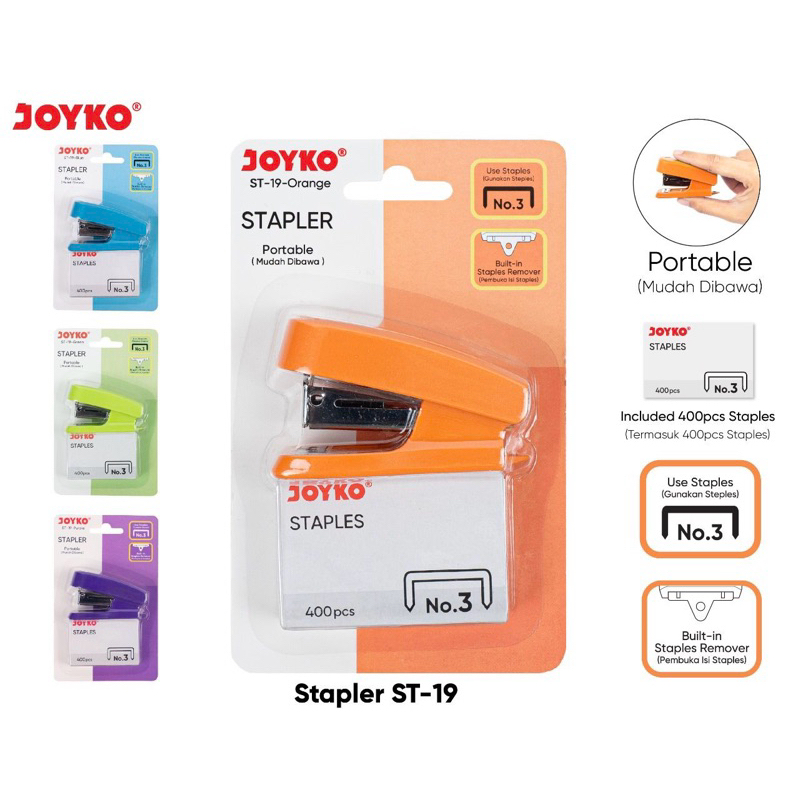 Jual STAPLER MINI SET JOYKO | Shopee Indonesia