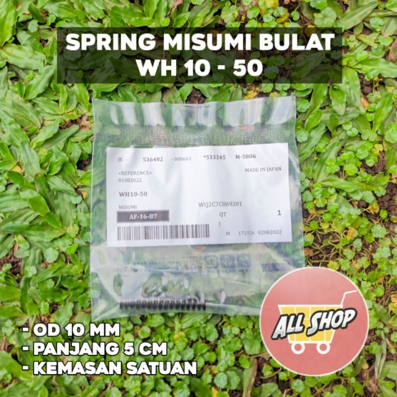 Jual Per misumi bulat WH 10-50 / Per misumi original / Per mizumi / Spring | Shopee Indonesia