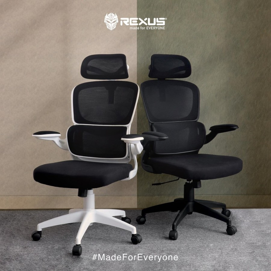 Jual KURSI GAMING REXUS NC2 ERGO GAMING CHAIR BLACK / WHITE | Shopee ...