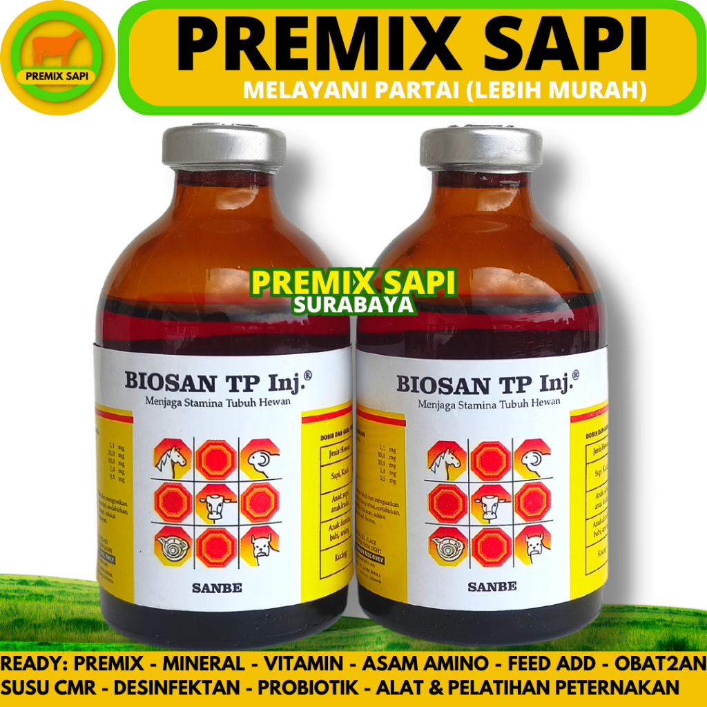 Jual BIOSAN TP 50ml - Vitamin ATP Penguat Otot dan Meningkatkan Stamina ...