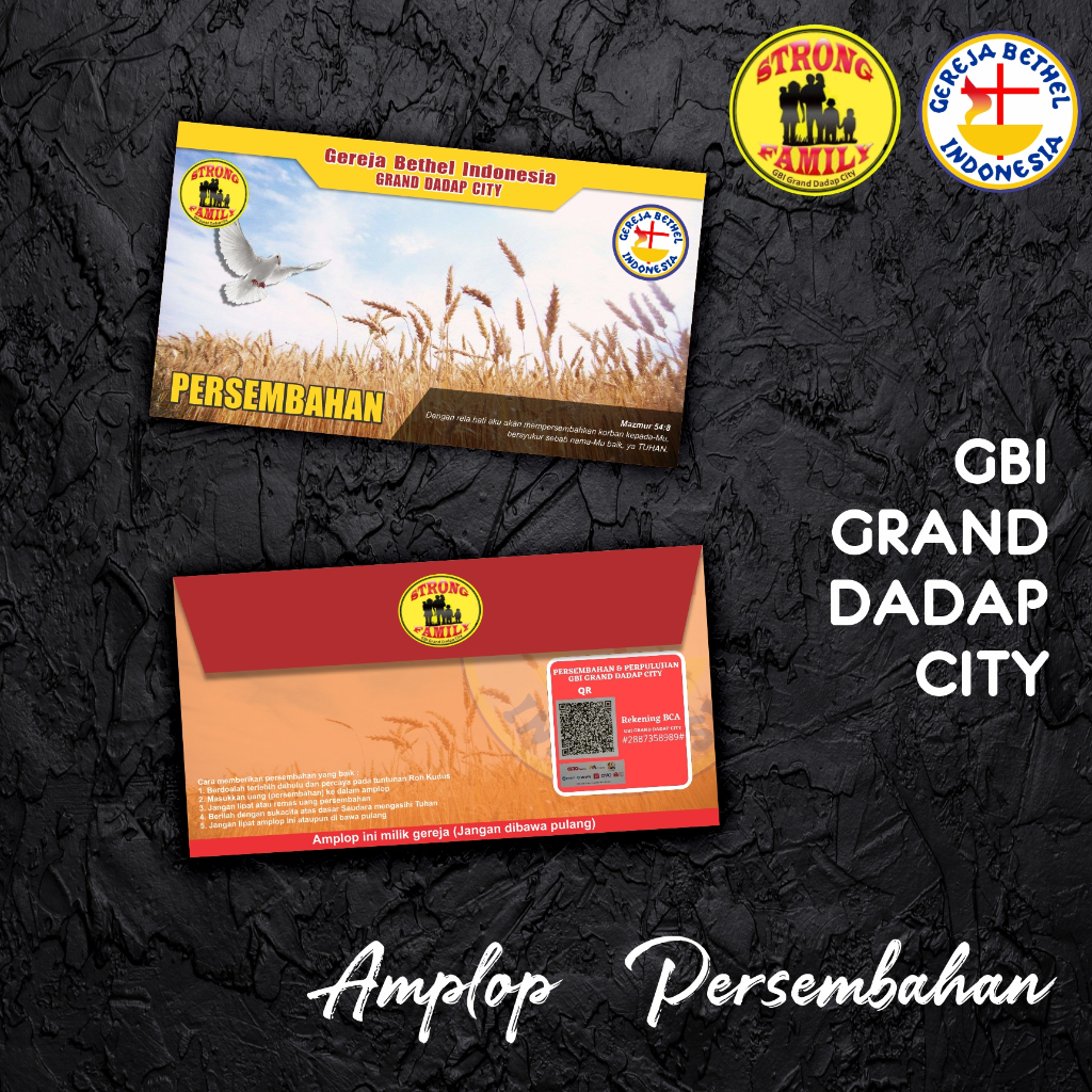 Jual Amplop Persembahan buat GBI Grand Dadap City Strong Family ...
