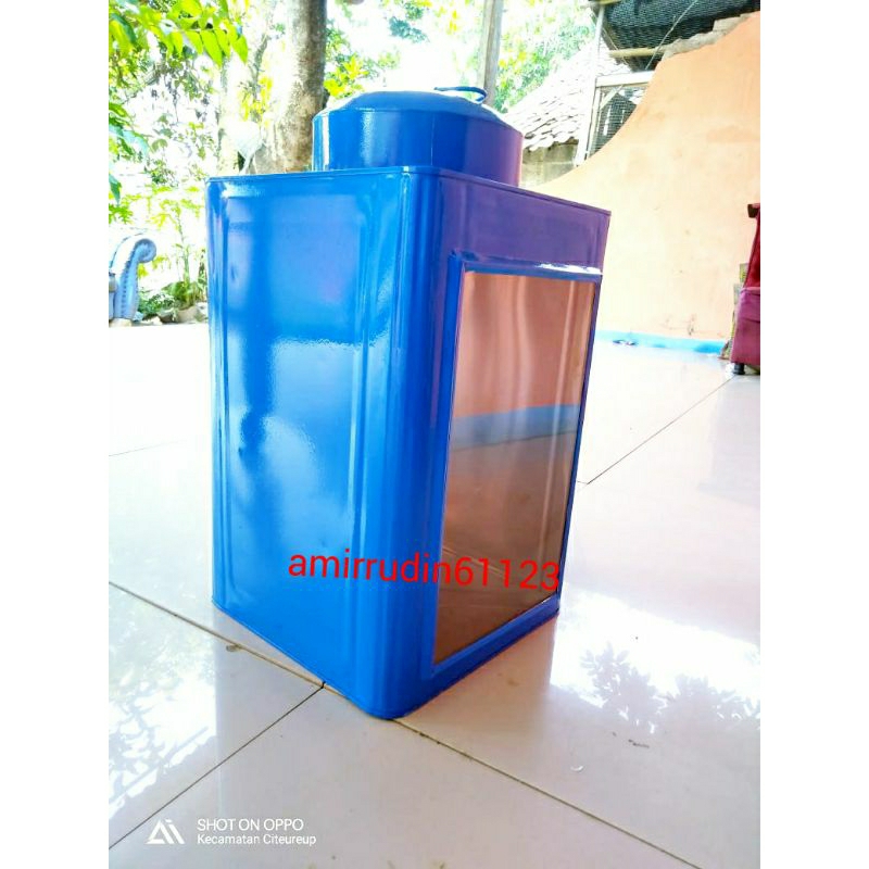 Jual Blek Kaleng Kerupuk Warung Warna Biru - 23 x 35 cm | Shopee Indonesia