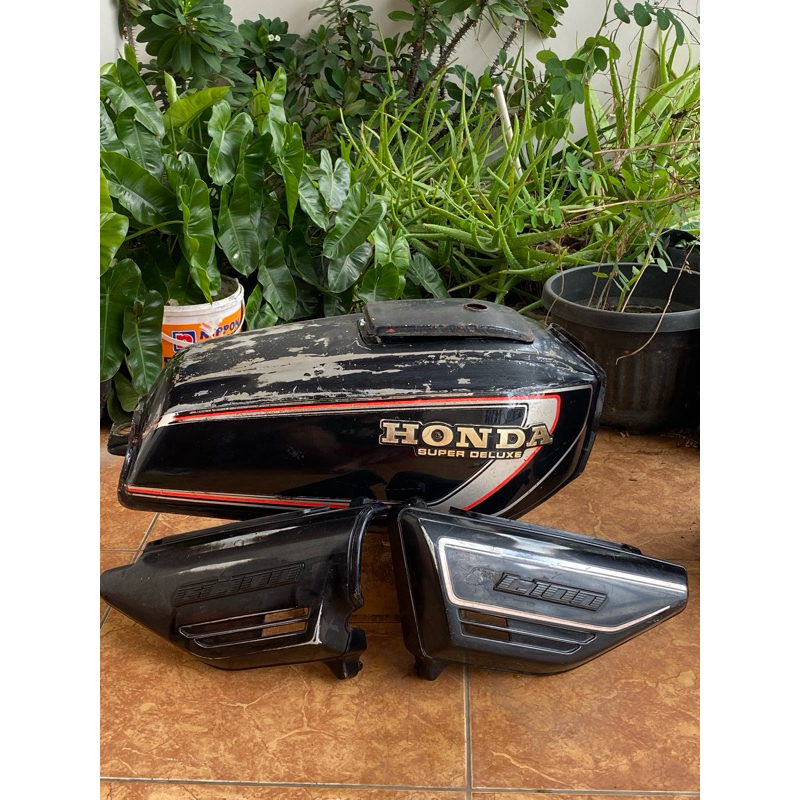 Jual Tangki GL 100 original paint set tepong | Shopee Indonesia