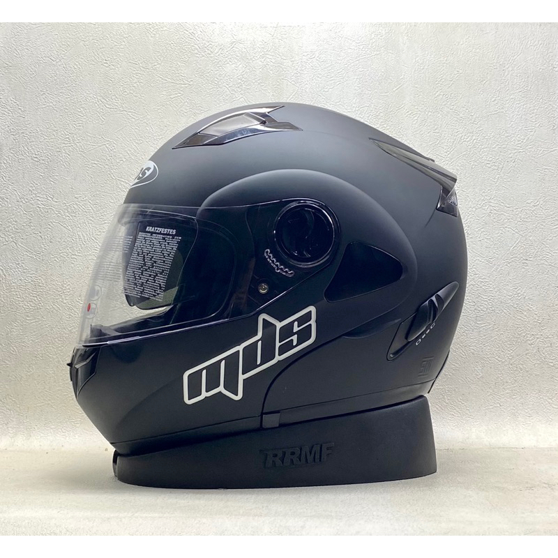 Jual MDS Modular Black Dop I MDS Pro Rider I Helm MDS Full Face Double ...