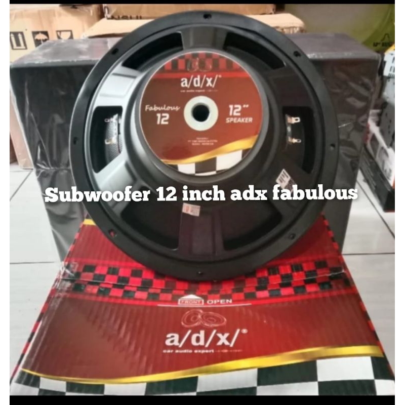 Jual subwoofer 12 inch adx fabulous double coil | Shopee Indonesia