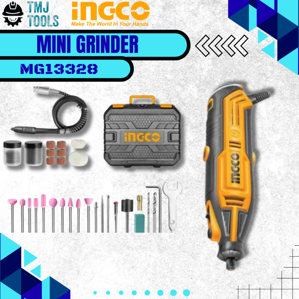 Jual INGCO Mini Grinder MG13328 Mesin Rotary Tool Die Grinda Gerinda ...