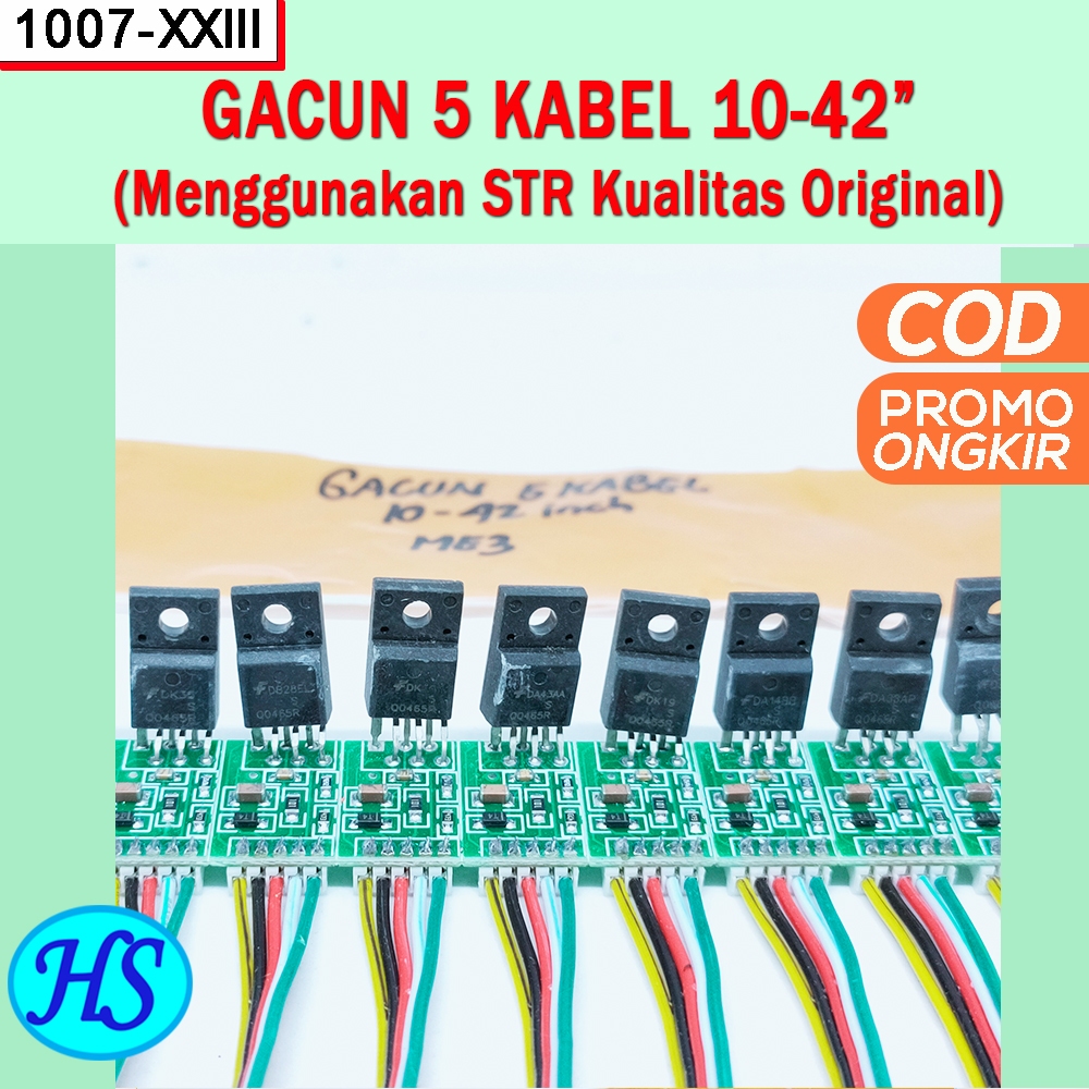 Jual Gacun 5 Kabel STR TV LCD LED 10 - 42 inch | Shopee Indonesia