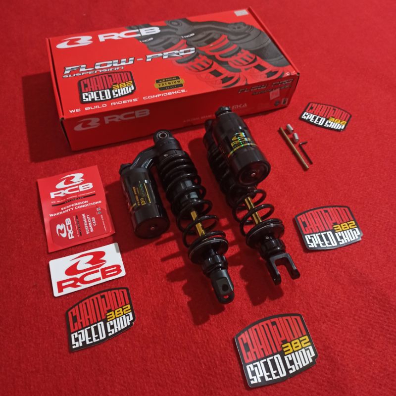 Jual Shock Shockbreaker RCB Racing Boy Flow Pro Black 305mm All New ...