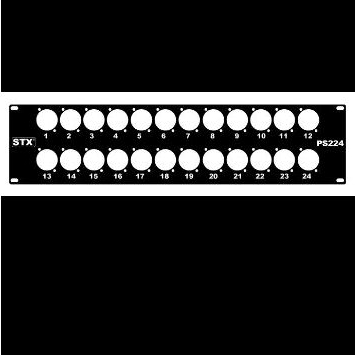 Jual panel 24 lubang stx ps224 panel 2u speakon canon xlr speacon ...