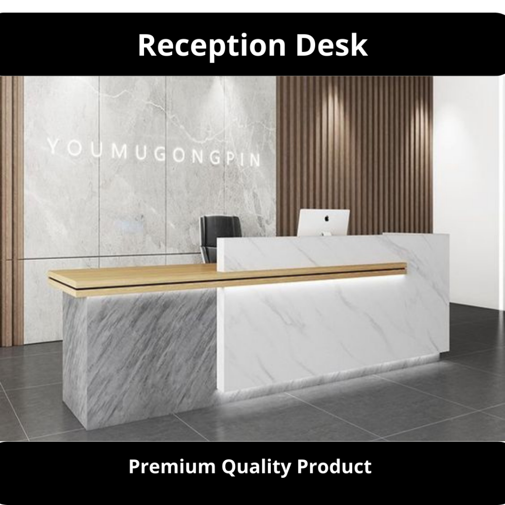 Jual Meja Resepsionis Kantor minimalis custom | Shopee Indonesia
