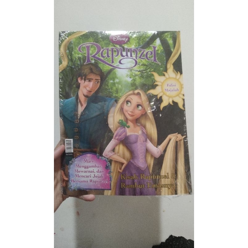 Jual Tangled #buku aktivitas Rapunzel dan rambut emasnya #buku cerita ...