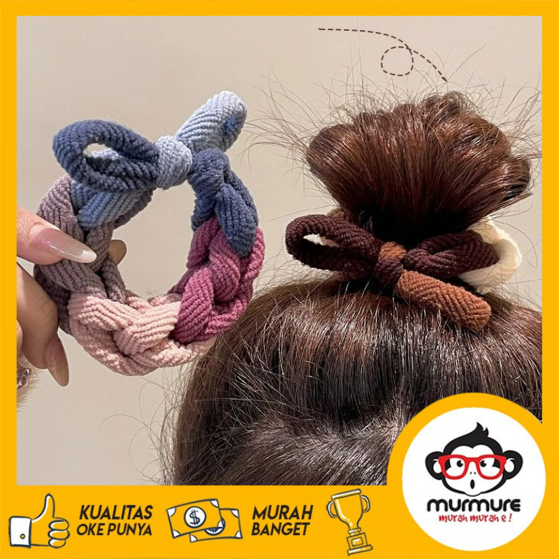 Jual MURMURE I IKAT RAMBUT KEPANG BESAR IKAT RAMBUT ALA KOREA IKAT ...