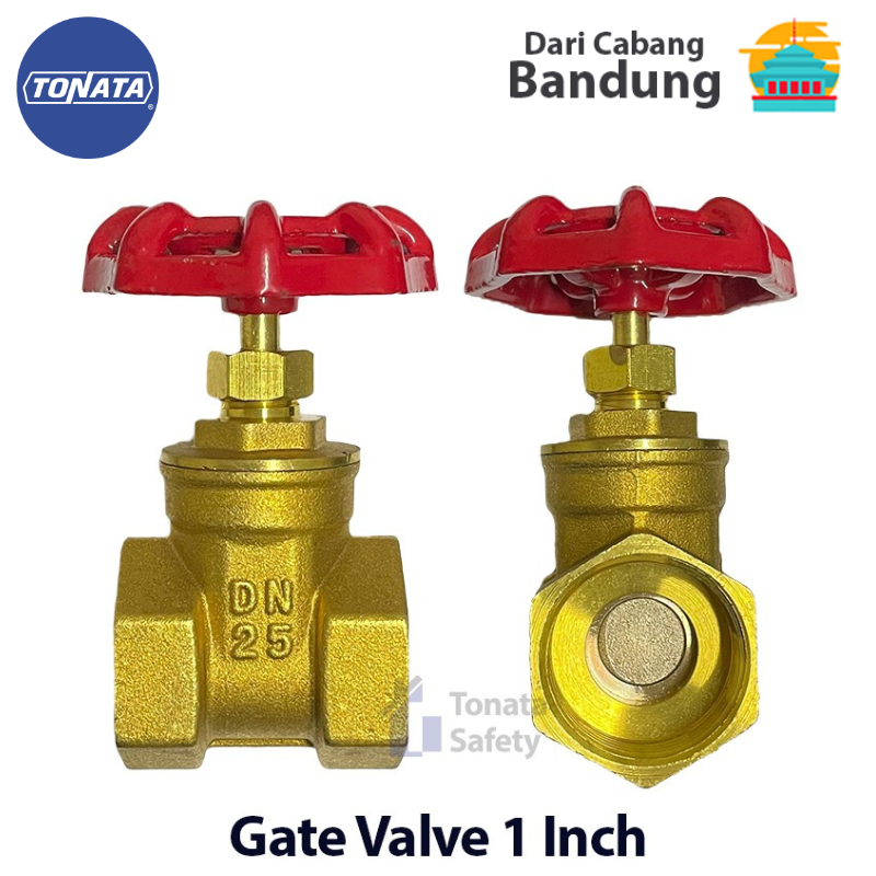 Jual Gate Valve 1 Inch / Stop Keran Putar 1" / Kran Kuningan | Shopee Indonesia