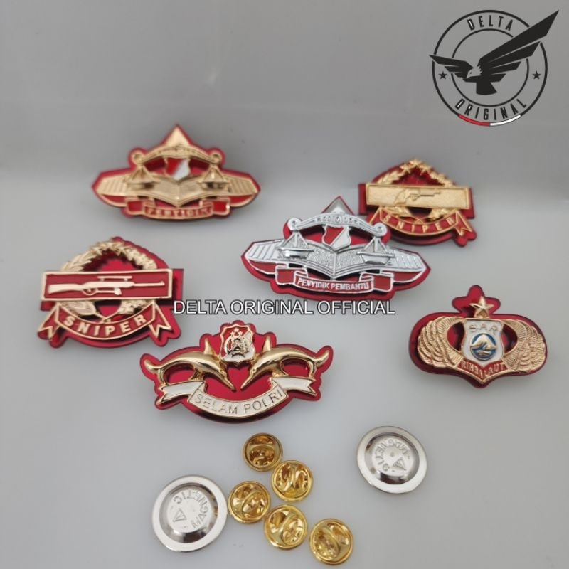 Jual PIN SELAM POLRI SCUBA DIVER / PENYIDIK / SAR / SNIPER | Shopee ...