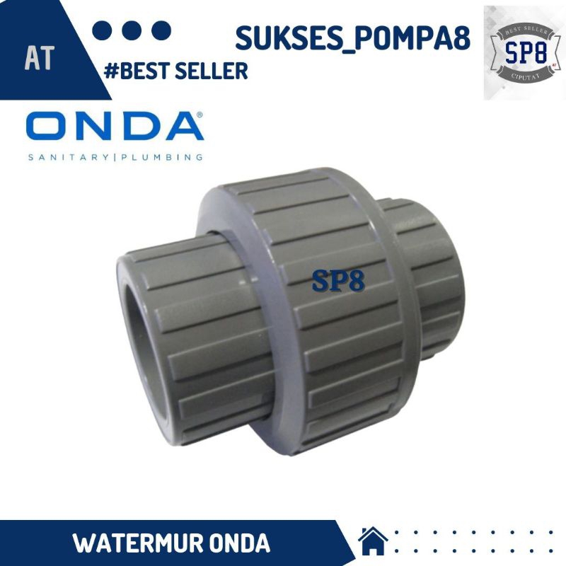 Jual Watermur / Water Mur PVC ONDA Polos 1/2" - 1 1/4" Inch | Shopee ...