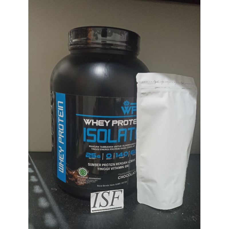 Jual WPS Whey Isolate Ecer 1 lbs Repack 450 Gram WPS Whey Protein ...
