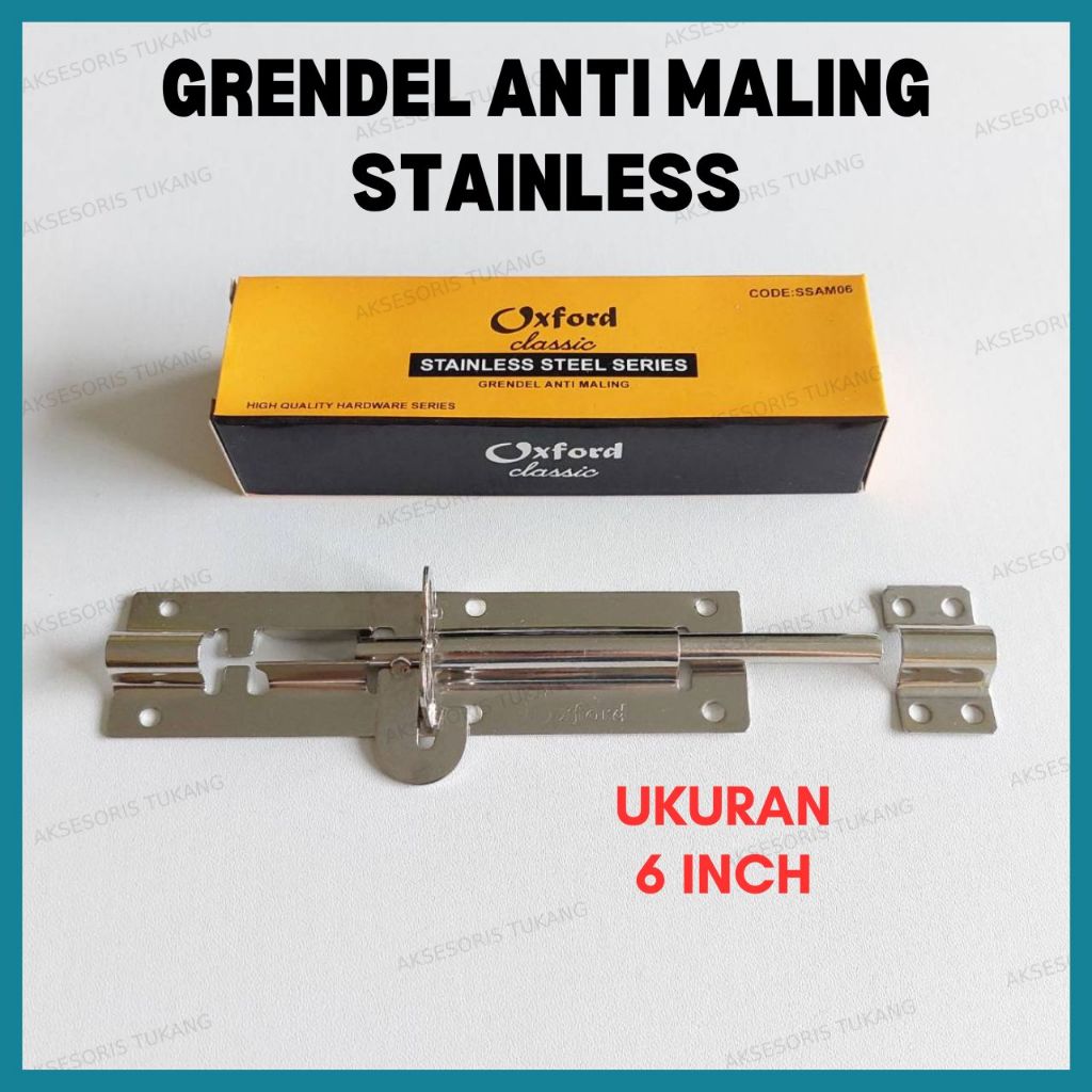 Jual Grendel Gerendel Anti Maling 6" Inch Slot Selot Pintu Gudang 6 ...