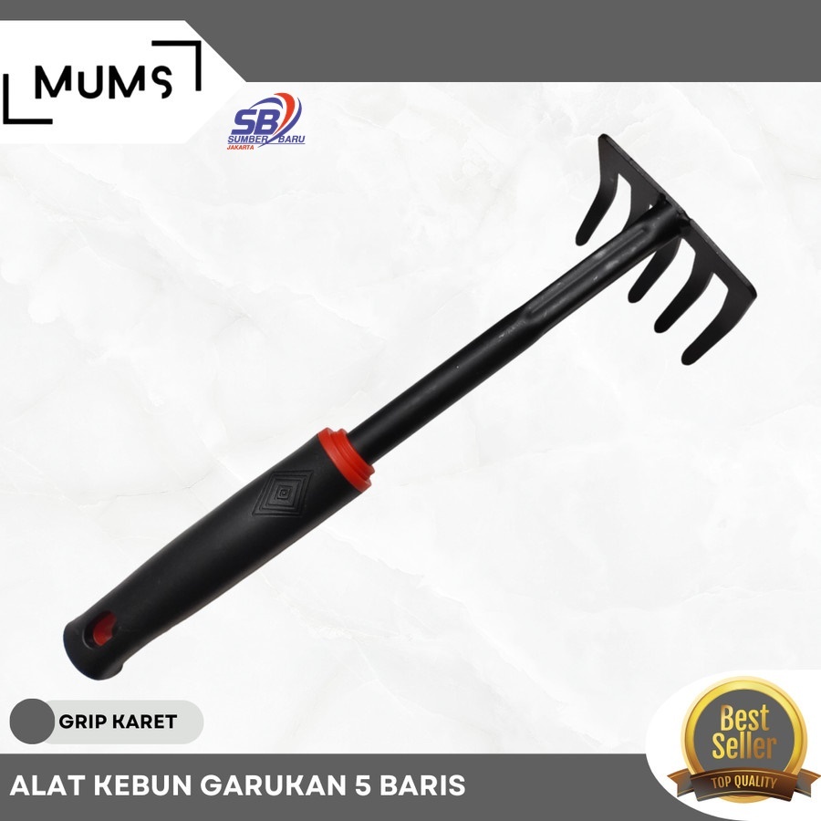 Jual Alat Kebun Garukan Tanaman Garpu Gali Tanah Gagang Karet Trowel ...