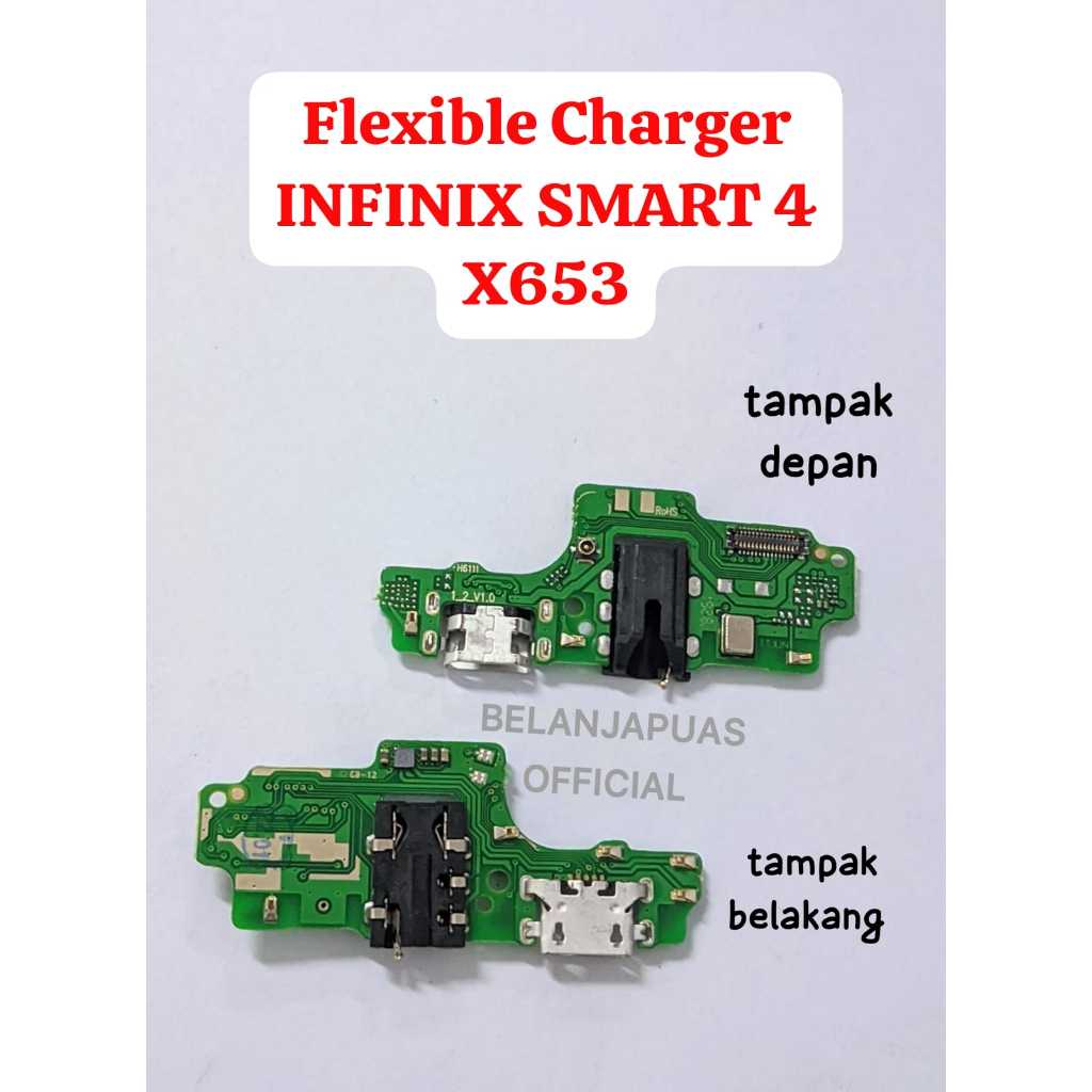 Jual Fleksibel Flexible Konektor PCB Papan Charger Cas INFINIX SMART 4 X653 | Shopee Indonesia