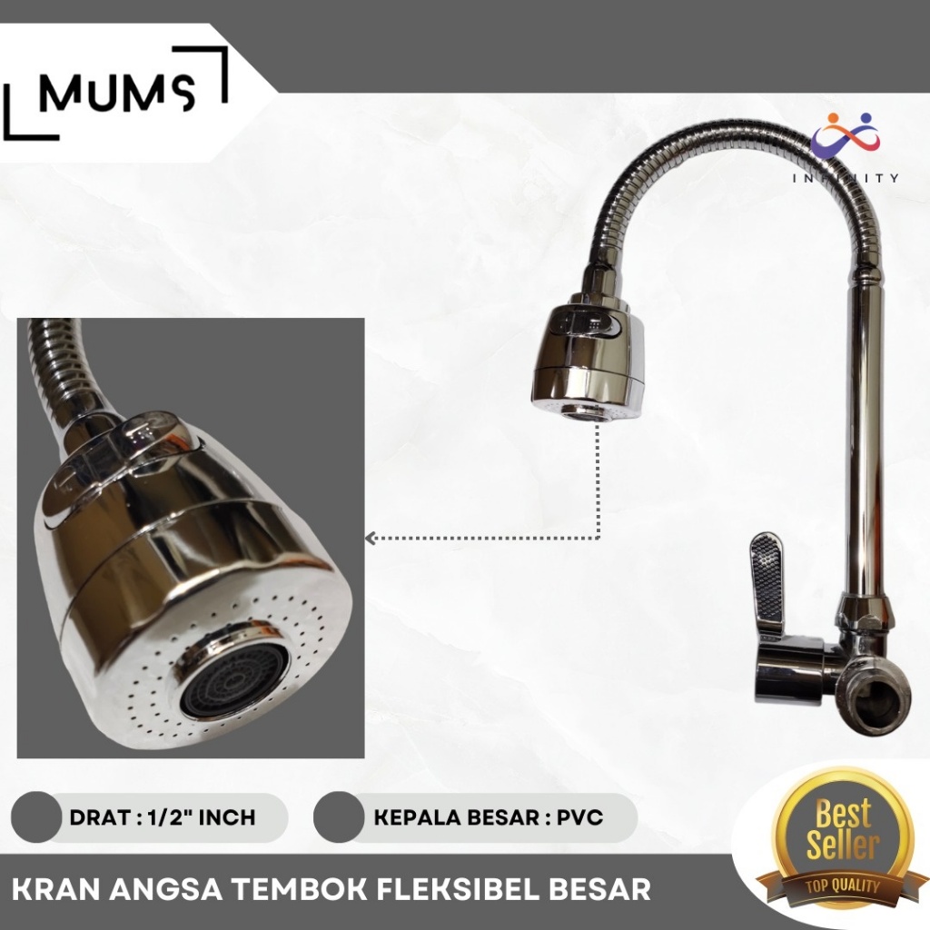 Jual Kran Keran Angsa Flexible Fleksibel Sink Wastafel Cuci Piring ...