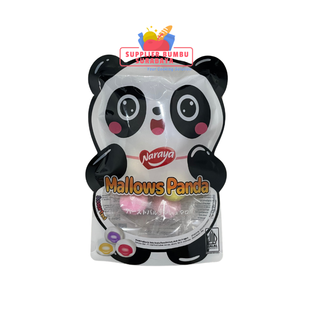 Jual Naraya Marshmallow Mallows Panda Assorted Kecil 68g | Shopee Indonesia