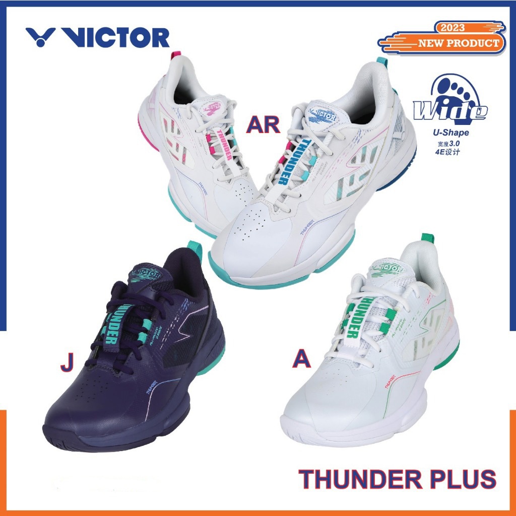 Jual SEPATU BADMINTON VICTOR THUNDER PLUS / VICTOR THUNDERPLUS | Shopee ...