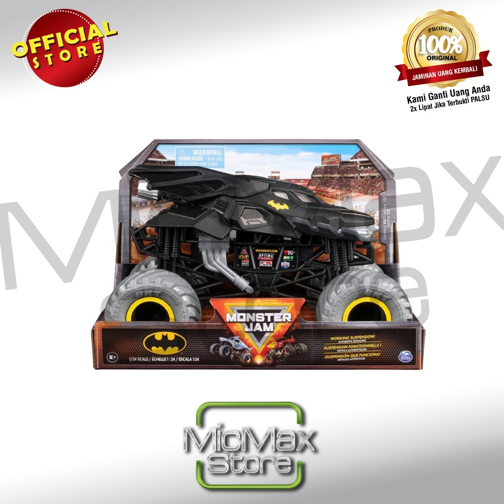 Jual Monster Jam Batman 1:24 Scale Series 16 Original Spin Master ...