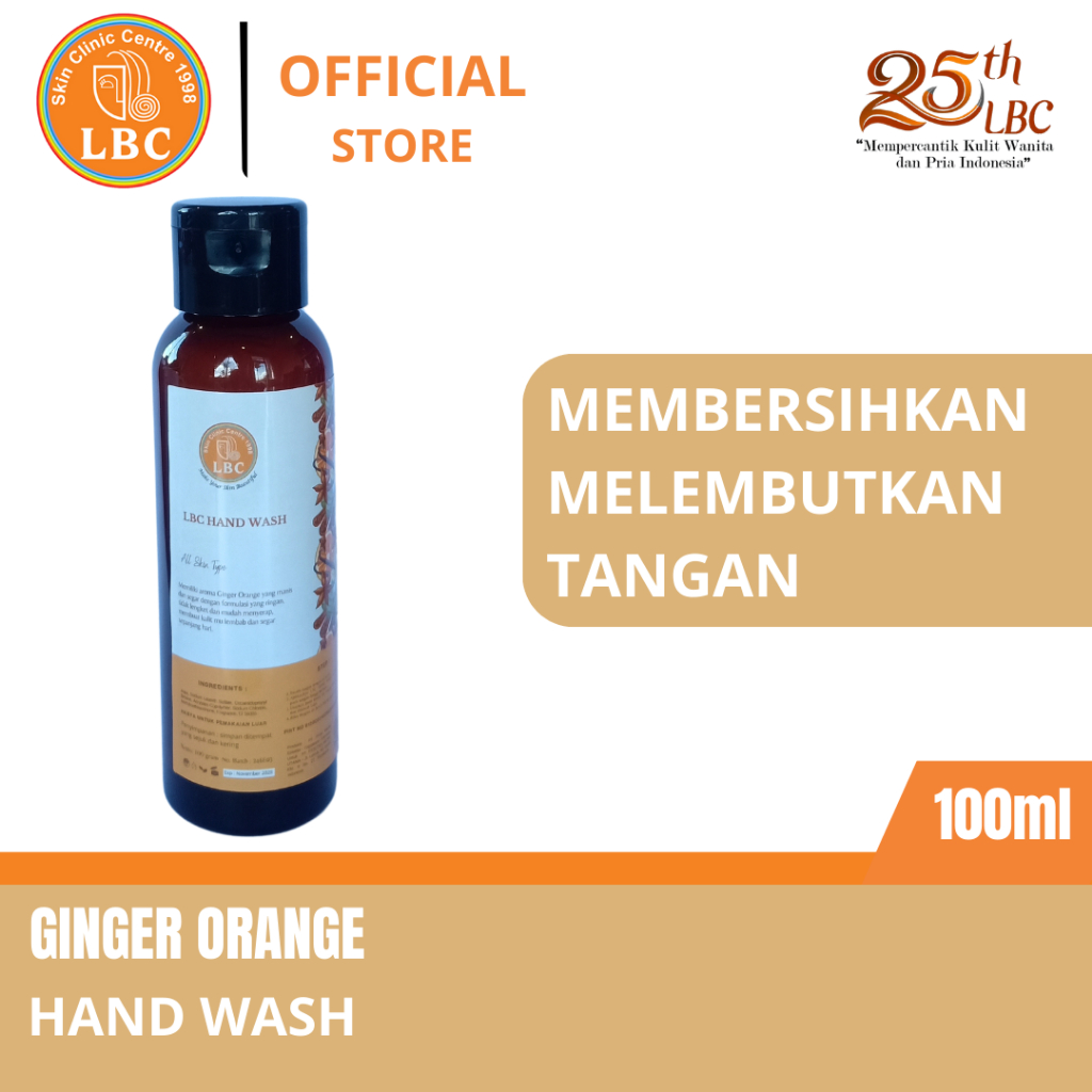 Jual Travel size Hand Wash 100 ml ( Ginger Orange - Limited Edition ...
