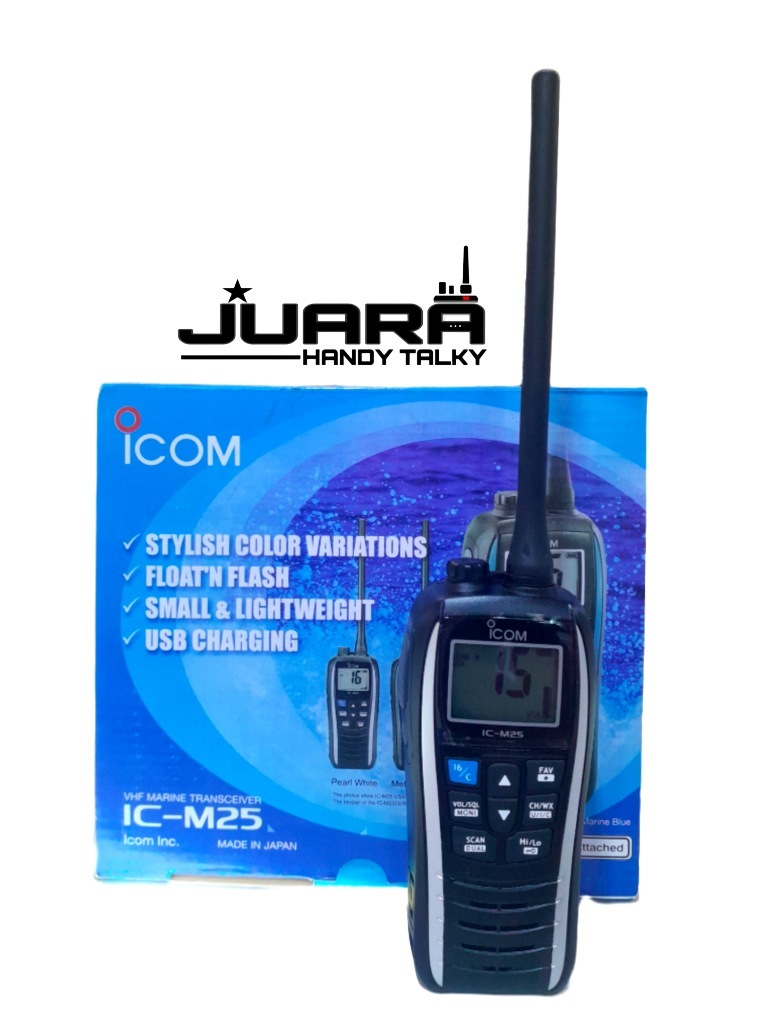 Jual Icom IC-M25 VHF Marine IPX7 | Shopee Indonesia