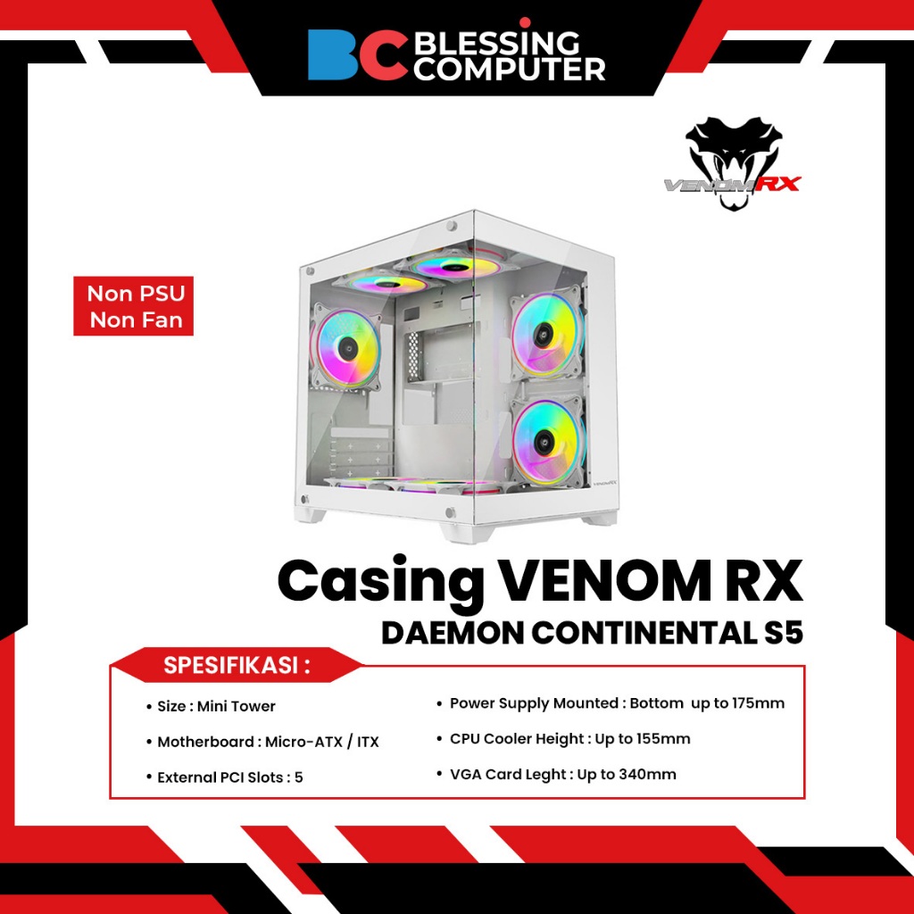 Jual Casing VENOM RX DAEMON CONTINENTAL S5 | Shopee Indonesia