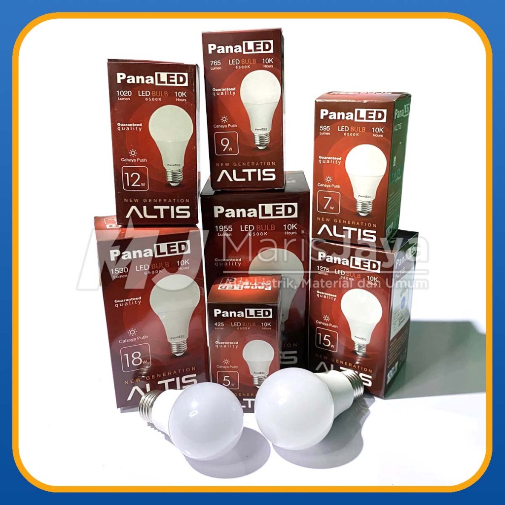 Jual Lampu PanaLED (Pana LED) ALTIS (5watt, 7watt, 9watt, 12watt ...