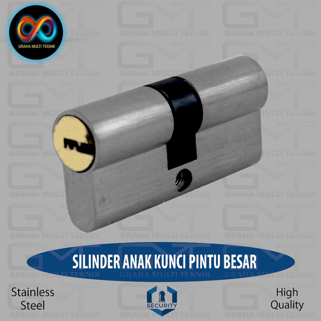 Jual Silinder Anak Kunci Pintu Besar Jantung Kuningan Permium 60mm | Shopee Indonesia